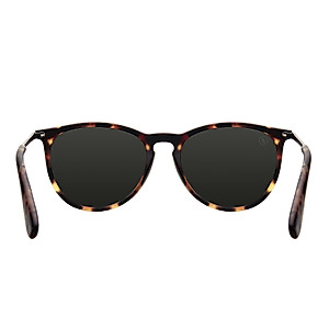 Blenders Eyewear North Park – Polarized Sunglasses – Classic Shape, Mixed Metal Frame – 100% UV Protection – For Men and Women Volcano Jack