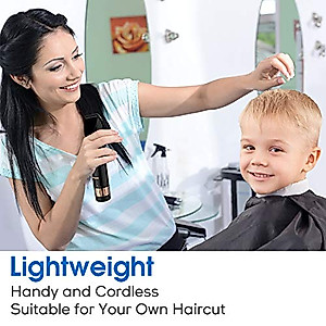 WARMLIFE Hair Clippers for Men, Professional Barber Clippers for Hair Cutting, Upgrade Cordless Hair Trimmer for Men with Apron, Scissors, Combs and Portable Case, X5-New, 18 Piece Set