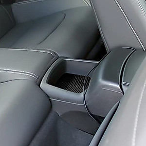 Car Rear Seat Storage Box Mat Sticker Decal Carbon Fiber Interior Trim Cover for Chevrolet Camaro ZL1 2016 2017 2018 2019 2020 2021 2022 2023 Accessories
