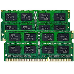 Timetec 16GB KIT(2x8GB) DDR3L/DDR3 1600MHz(DDR3L-1600) PC3L-12800 Non-ECC Unbuffered 1.35V/1.5V CL11 2Rx8 Dual Rank 204 Pin SODIMM Laptop Notebook RAM