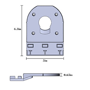 Track Saw Guide Rail Adapter for Makita/Festool Compatible with Router for Makita 18V RT0701C XTR01Z