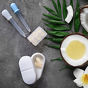 OrganiKit's Reusable Suppository Mold Kit - Eco-Friendly, 2ML, Silicone, Suppository Molds | Kit Includes 4 Suppository Mold Tray's, 4 Liquid Droppers, 1 Suppository Case.