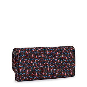 Kipling Women's Money Land Wallet Happy Squares Print