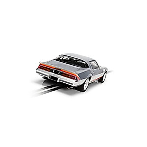 Scalextric Chevrolet Camaro Z28 Silver 1:32 Slot Race Car C4227