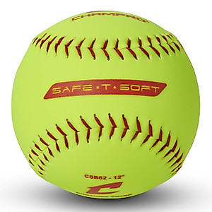 Champro Safe-T-Softball Cover (Optic Yellow, 12-Inch), Pack of 12