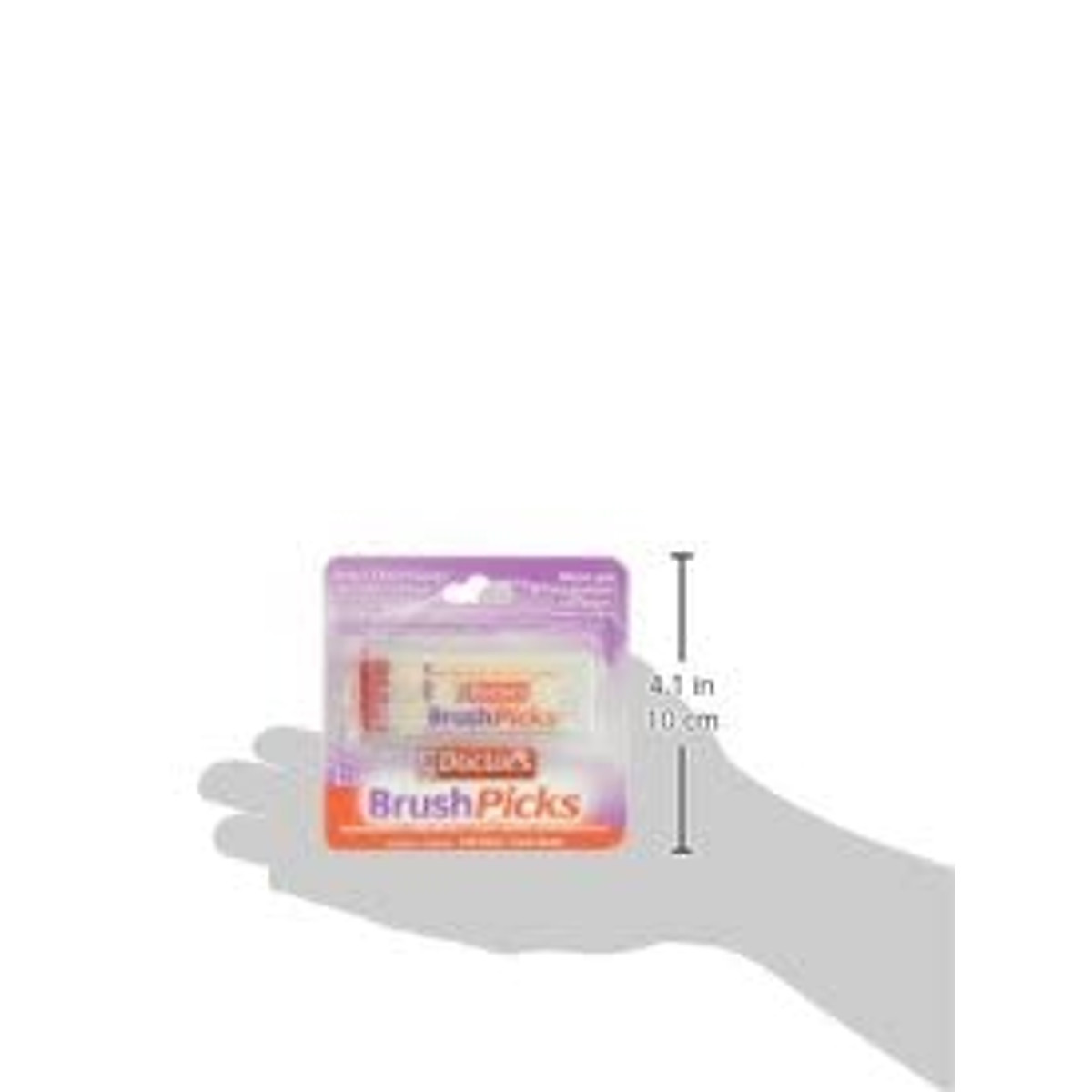 The Doctor's BrushPicks Interdental Toothpicks | 120-Picks per pack | (6-Pack)