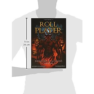 Thunderworks Games - Roll Player: Monsters and Minions | 5-Player Expansion for The Dice Game of Fantasy Character Creation | Strategy Board Game by Thunderworks Games | 1-5 Players Ages 12+