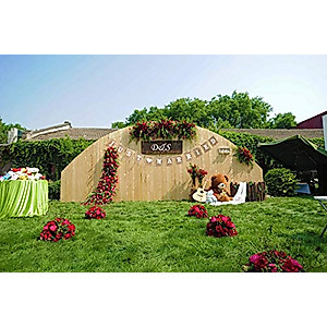 Honbay Just Married Bunting Banner Vintage Burlap Banner for Wedding, Bridal Shower, Bachelorette Party, Photo Props,etc