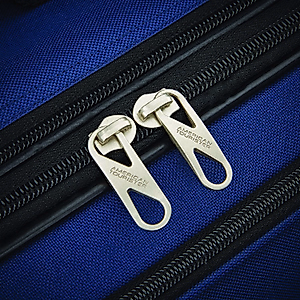 American Tourister Fieldbrook XLT Softside Upright Luggage, Navy, 3-Piece Set (BB/21/25)