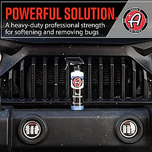 Adam's Car Bug Remover Combo - Car Detailing All Purpose Exterior Cleaner & Degreaser to Wipe Away Bugs on Plastic, Rubber, Metal, Chrome, Aluminum, Windows & Mirrors | Boat RV Motorcycle