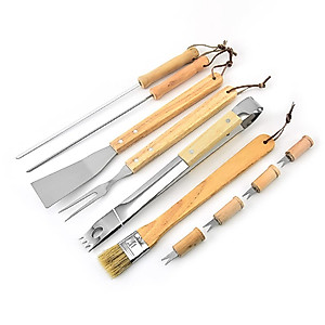 Zerodeko 1 Set Barbecue Tool Set Heavy Duty Tool Bag Bbq Grill Accessories Tools Portable Tool Kit Black Suit Toiletry Bag for Travel Griddle Stainless Steel Grill Brush Outdoor