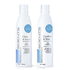 Nonscents Original Formula Fragrance Free Shampoo and Conditioner Set, Hydrating Shampoo for Dry Hair, Moisturizing and Unscented Shampoo and Conditioner for All Hair Types | Made in USA