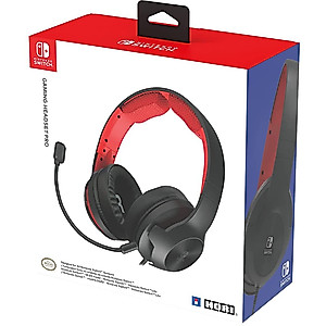 HORI Nintendo Switch Gaming Headset Pro for Nintendo Switch, Switch OLED Model & Switch Lite - Officially Licensed by Nintendo - Nintendo Switch;