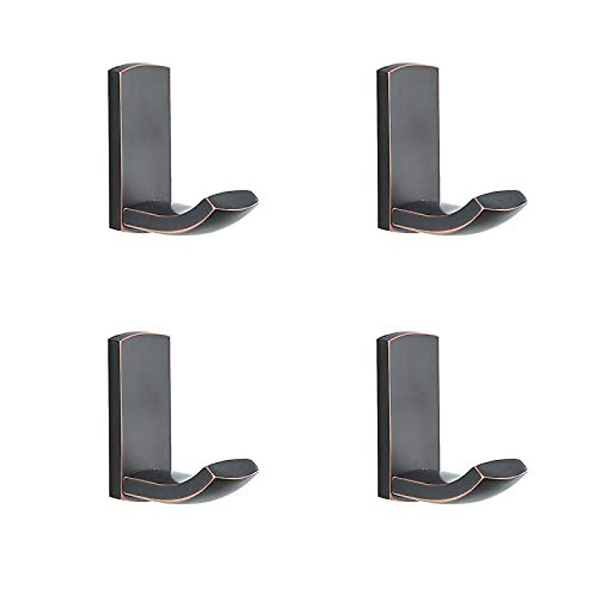 Set of 4 in Pack Home Bath Towel Hooks Heavy Duty Wall Mount Antique Finish Hook