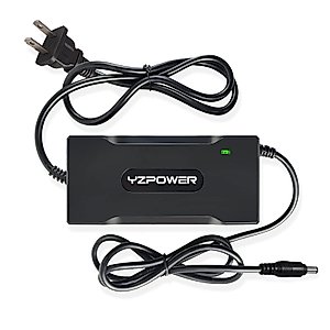YZPOWER 29.4V 2A Battery Charger for Electric Bike Electric Scooter 24V Lithium Battery Pack 5.5mm 2.1mm Connector