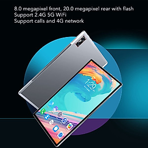 10in Tablet,Gaming Tablet PC, 4G Calling Tablet, 6GB 128GB, Front 800w Rear 2000w,2560x1600 Tablet PC for Android11,Tablet for Kids