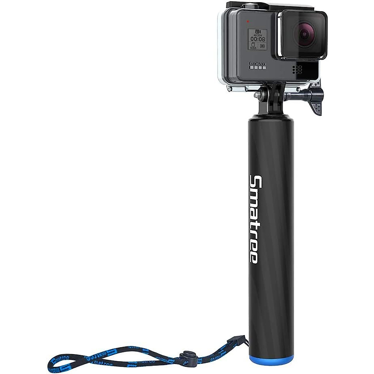 Smatree F1 Waterproof Floating Carbon Fiber Hand Grip Compatible for Gopro Max/ GoPro Hero 11/10/9/8/7/6/5/4/3/2/1/Session/GoPro Hero 2018/DJI Osmo Action 4/3