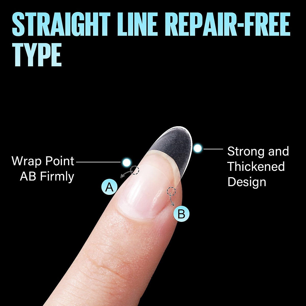 TOMICCA Short Oval Nail Tips, 240Pcs Acrylic Full Matte Nail Tips, 12 Sizes No C Curve Fake Half Cover Nail Tips for Nail Extension Salon Home DIY