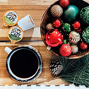 World's Best Half Caff Dark Roast Coffee 100ct. Solar Energy Produced Recyclable Single Serve Dark Roast Coffee Pods - 100% Arabica Coffee California Roasted, KCup Compatible