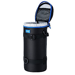 JJC DLP-7II Water Resistant Deluxe Lens Pouch Bag Case for Nikon AF-S NIKKOR 200-500mm F5.6E ED VR/Sigma 150-500mm F5-6.3/ Sigma 150-600mm F5-6.3 DG OS HSM/Tamron SP 150-600mm F5-6.3 Di VC USD G2