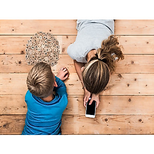 400 PCS Wood Scrabble Tiles DIY Wooden Scrabble Letters for Spelling Wood Tile Game