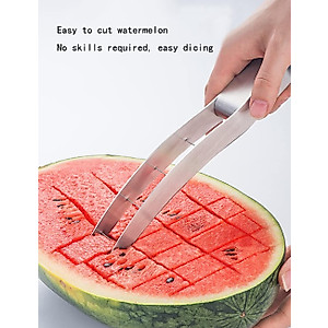 Watermelon Slicer, Watermelon Cutter, Melon Cutter Tool, Watermelon Cutting tool Stainless Steel Fruit Cutter