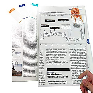 (2 Pack) MagniPros Large Full Page 3X Magnifier Premium Magnifying Sheet Fresnel Lens 7.5" X 10.5" with 3 Bonus Bookmark Magnifiers Ideal for Reading Small Prints & Low Vision Seniors