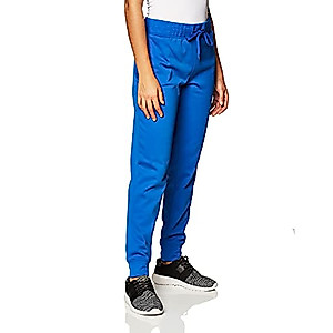 Hanes Women's Sport Performance Fleece Jogger Pants with Pockets, Awesome Blue Solid/Awesome Blue Heather, 2XL