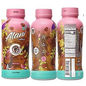 Alani Coffee Shakes Mocha, Maple Donut, Cappuccino, & Vanilla Variety Pack - 4 Bottles