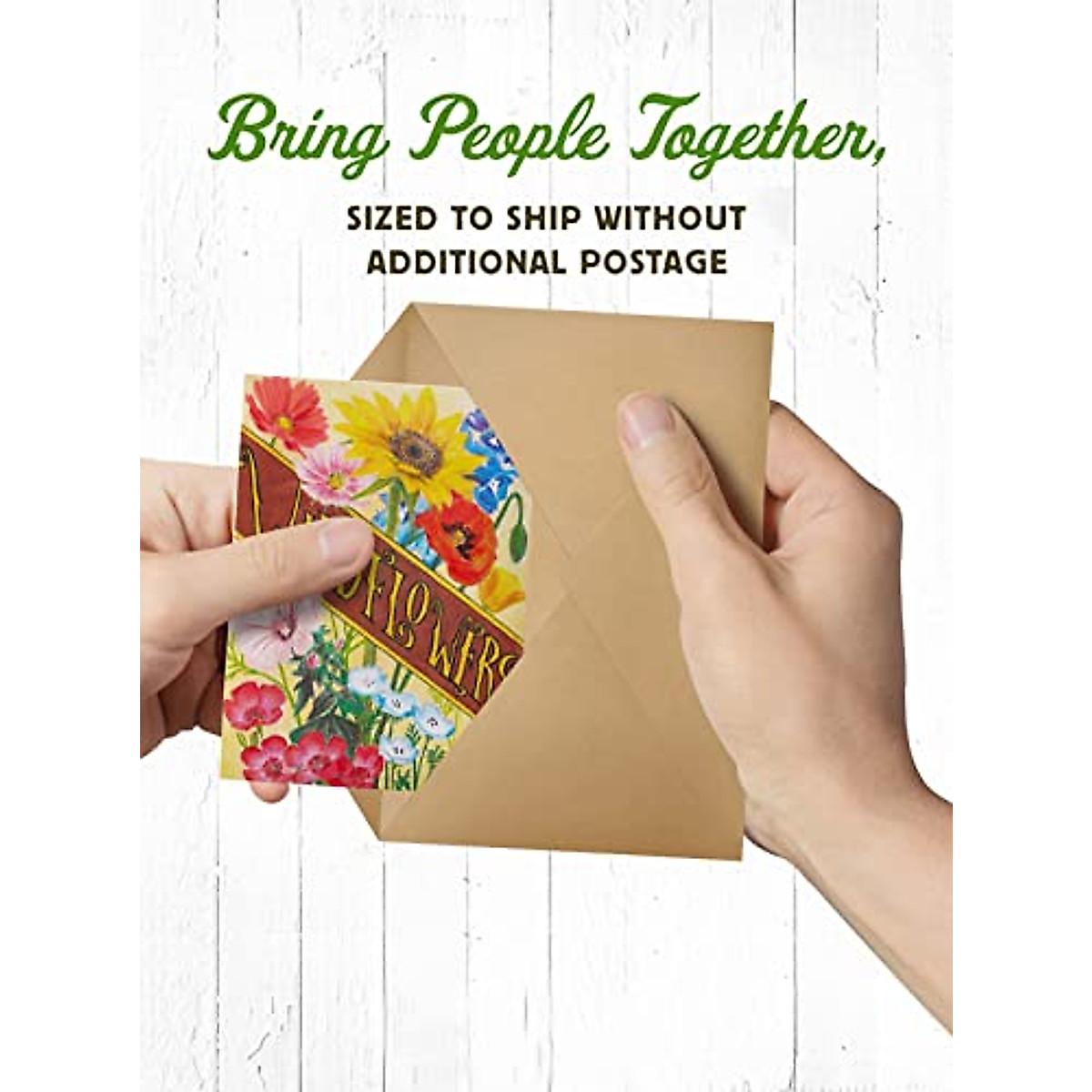 American Meadows Wildflower Seed Packets Wildflower Party Favors for All Occasions (Pack of 20) - Wildflower Seed Mix, Plant Year-Round, Great Gift for Hostesses, Showers, Weddings, Thank You