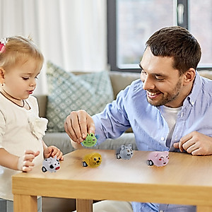 Juegoal Cars Advent Calendar 2023 for Kids, Animal Stocking Stuffer Toy Cars with 24 Different Pull Back Animals Vehicles Surprise Every Day, Race Cars Perfect for Toddler, Boys and Girls