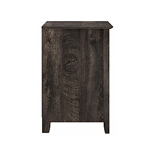 Bush Furniture Key West 2 Drawer Lateral File Cabinet in Dark Gray Hickory | Document Storage for Home Office | Accent Chest with Drawers