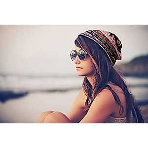 Jemis Skullies Beanies Thin Bonnet Cap Autumn Casual Beanies Hat (2 Pack)