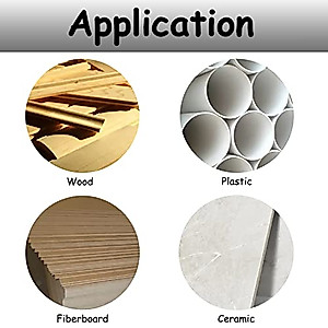 SeonFook 5PCS Countersink Drill Bit Set 1/4" Hex Shank Quick Change Screw Drill Counter Sink Bit 7/64", 9/64", 11/64", 3/16", 7/32" for Woodworking