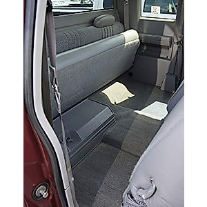 Compatible with Chevy C/K Silverado or GMC Sierra Full Size Extended Cab Truck 1988-1998 Single 12" Subwoofer Sub Box Speaker Enclosure