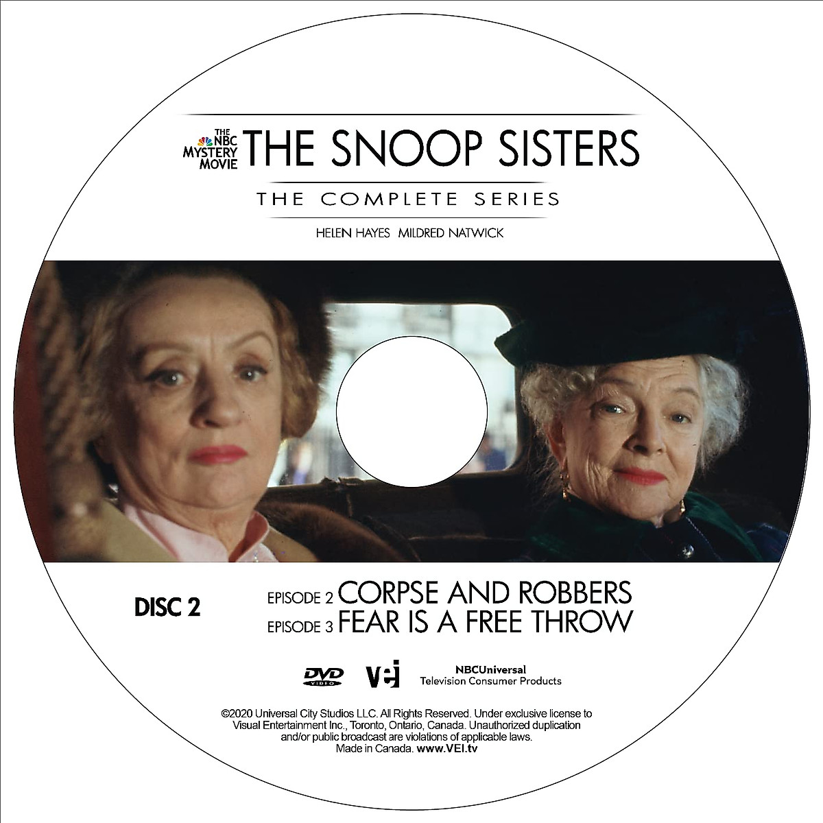 The Snoop Sisters: The Complete Series. Bonus: RARE TV Movie: Do Not Fold, Spindle or Mutilate