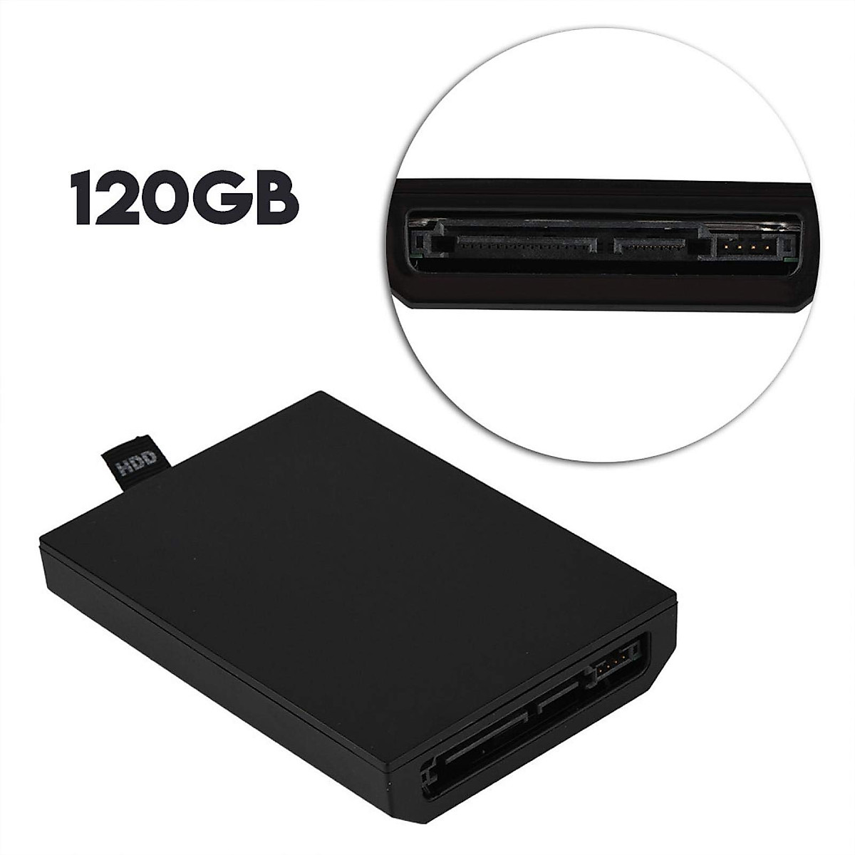 Demeras HDD Hard Drive Disk 120GB/250GB Hard Drive Disk HDD Slim Black Portable External Hard Drive(120GB)