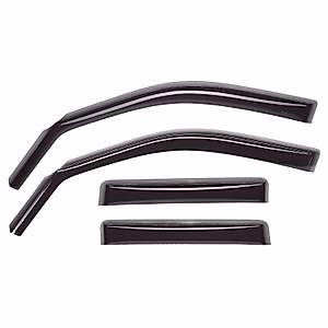 WeatherTech Custom Fit Front & Rear Side Window Deflectors for Honda CR-V, Dark Smoke