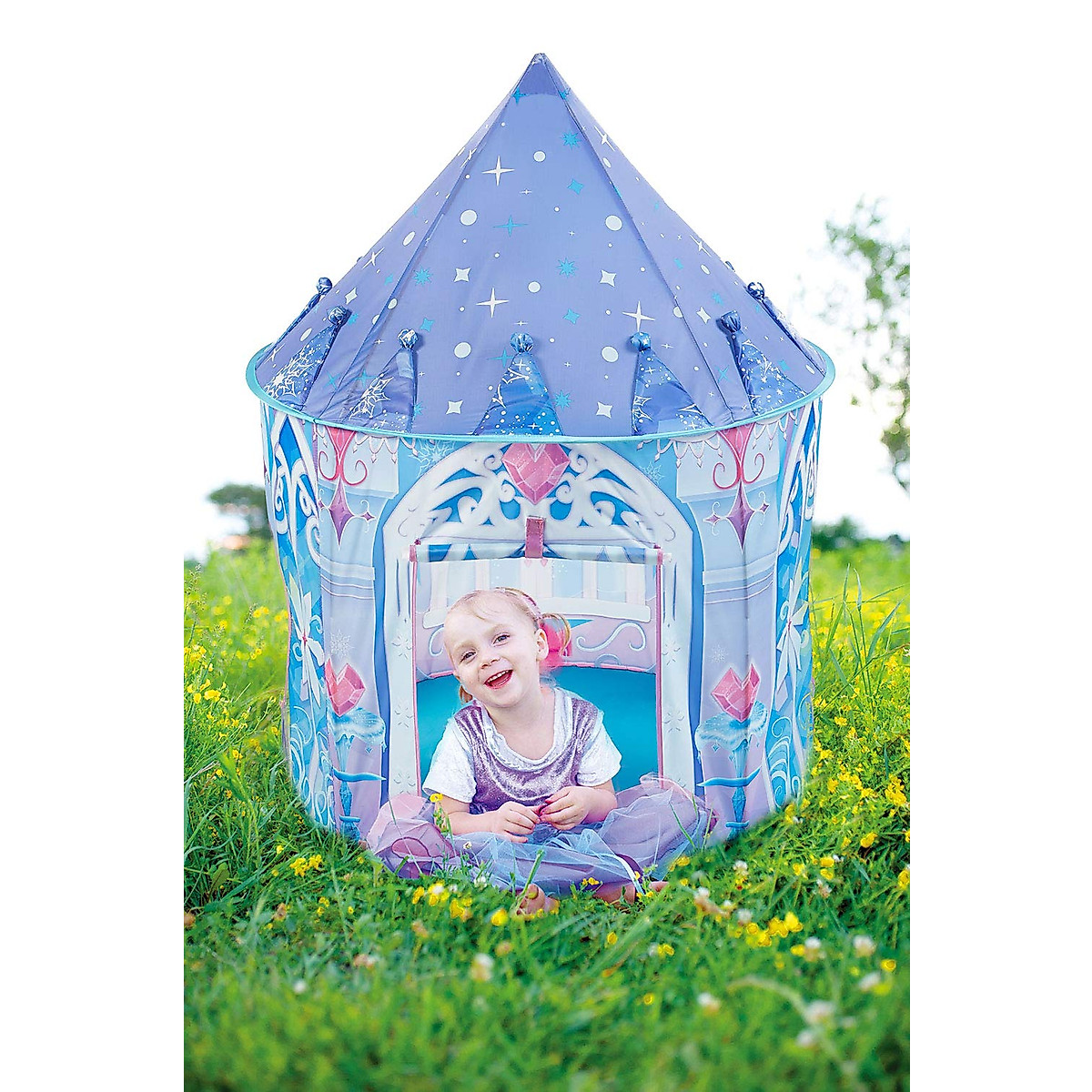 Kidodo Kids Play Tent Toy Children Pop Up Tent Kids Playhouse Indoor Outdoor Game Party Birthday Gifts Toddler for Boys Girls. Tunnel Foldable Tent for Baby Children