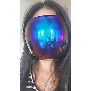 FEISEDY Full Cover Face Visor Protective Glasses Mirror Shield Sunglasses Anti Fog B2781