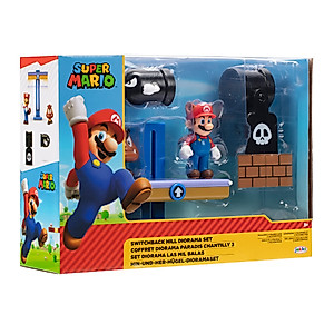 Super Mario Nintendo 2.5" Switchback Hill Diorama Set