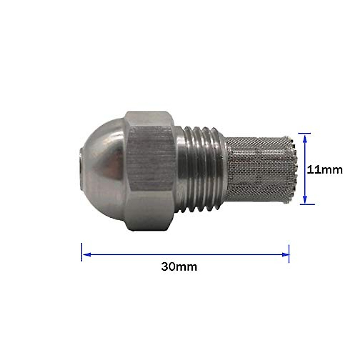 VIEUE Garden Drip Irrigation System Accessories 1 Piece of 1/4'' Stainless Steel Spray Nozzle (Color : 0.7mm)