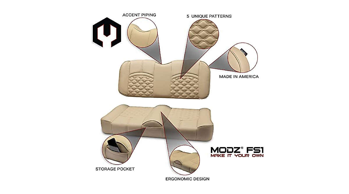 MODZ FS1 Custom Front Seat for ICON Golf Carts | USA Made