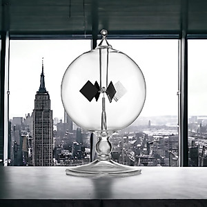 DORAMI Clear Solar Power Crookes Radiometer Sun Light Energy Spinning Vanes