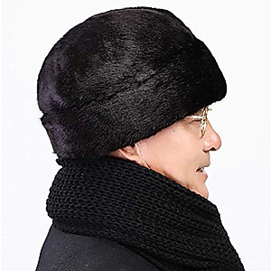 Men Trapper Hat Winter Hat Faux Fur Ushanka Hats Ear Flap Hunting Hat Windproof Ski Snow Caps Earflaps Russian Hats Thermal Dad Hats Balaclavas Cycling Warm Earmuff Beanie Hat