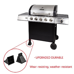 70-01-261 DGF510SBP Leg End Cap Grill Replacement Parts for Dyna Glo Grill Parts DGB515SDP DGB515SDP-D DGF510PBP-D DGF510PBP DGF510SSP DGF510SSP-D DGB515RDP DGB510SSP Dyna-Glo Leg Shoes 2Pcs