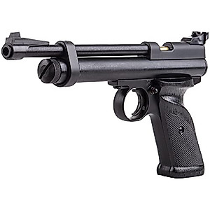 Crosman 2240 .22-Caliber Bolt Action Single-Shot CO2-Powered Air Pistol,Black