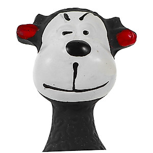 SUPVOX Pet Latex Toys Puppy Toys Small Dogs Cat Chew Toys Latex Squeaky Dog Toys Dental Chew Toy Dog Pacifier Toys Pet Toys Small Pacifier Dog Toys Emulsion Plush Toy Cartoon Dog