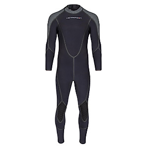 Henderson 5mm Men's Aqua Lock Back Zip Dive Fullsuit - Black - X-Large
