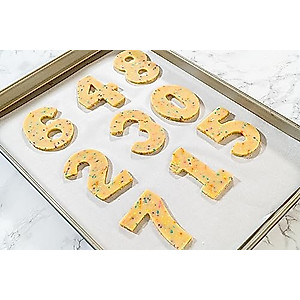 Bakerpan Stainless Steel Number 8 Cookie Cutter, Cookie Cutter Number Eight Shapes, 3 1/2 Inch - Set of 2